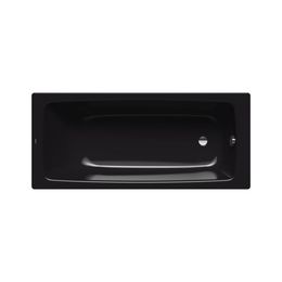 Kaldewei Cayono Badewanne 275000010701 170x75cm, ohne Effekt/Antislip, schwarz