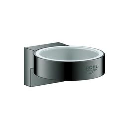 Grohe Selection Halter 41027A00 hard graphite, f&uuml;r Glas und, Seifenspender