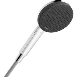 Hansgrohe Raindance Alive Select S 24512000 wassersparend+, 125 mm Duschkopf, 3 Strahlarten, chrom