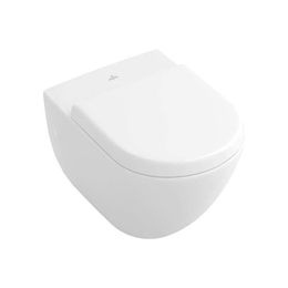 Villeroy & Boch Villeroy & Boch Subway Wandflachsp&uuml;l WC 66031001 wei&szlig;, Abgang waagerecht