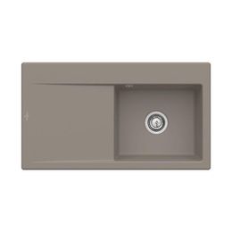 Villeroy & Boch Villeroy und Boch Subway Style 50 Einbausp&uuml;le 335100TR Sp&uuml;lbecken rechts, 900 x 510 mm, timber CeramicPlus