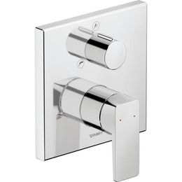 Duravit Manhattan Fertigmontageset MH5210012010 Unterputz-Wannenarmatur, Umstellventil, chrom