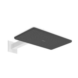 Hansgrohe Raindance Alive Q Duschkopf 24551700 2 Strahlarten wassersparend mit Brausearm, EcoSmart, wei&szlig; matt