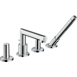 Hansgrohe Axor Uno 4-Loch Wannenrandarmatur 45444000 chrom, mit Zerogriff