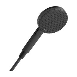 Hansgrohe Raindance Alive Select S 24512670 wassersparend+, 125 mm Duschkopf, 3 Strahlarten, schwarz matt