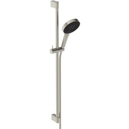 Ideal Standard Idealrain Solos Brausekombination A7898GN Stange 903mm, Handbrause mit 3 Funktionen, silver storm