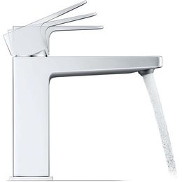 Duravit M Manhattan Waschtischarmatur MH1020001010 Ausladung 129mm, mit Zugstangen-Ablaufgarnitur, chrom