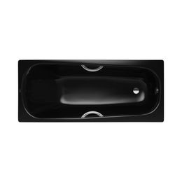 Kaldewei Saniform plus star Badewanne 133234010701 160x70cm, Vollantislip, schwarz