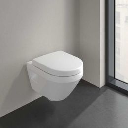 Villeroy & Boch Villeroy und Boch Architectura Wand-Tiefsp&uuml;l-WC 4687C0R1 35x48cm, wandh&auml;ngend, mit TwistFlush, Wei&szlig; Alpin CeramicPlus