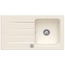 Villeroy & Boch Villeroy & Boch Architectura Einbausp&uuml;le 335002KR mit Ablaufgarnitur und Exzenterbet&auml;tigung, Crema