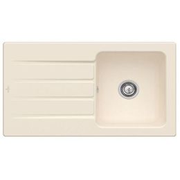 Villeroy & Boch Villeroy & Boch Architectura Einbausp&uuml;le 335001FU mit Ablaufgarnitur und Handbet&auml;tigung, Ivory
