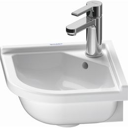 Duravit Starck 3 Eckhandwaschbecken 0752440000 43 x 38 cm, weiss, mit &Uuml;berlauf