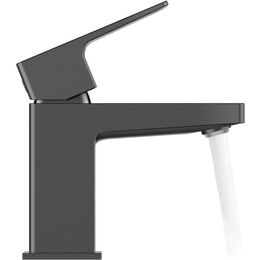 Duravit S Manhattan Waschtischarmatur MH1010002046 Ausladung 95mm, ohne Zugstangen-Ablaufgarnitur, schwarz matt