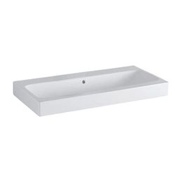 Geberit iCon Waschtisch 124093000 90 x 48,5 cm, weiss, ohne Hahnloch