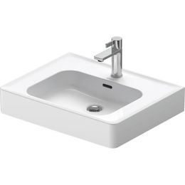 Duravit Soleil by Starck M&ouml;bel-Waschtisch 2377600000 60 x 48 cm, wei&szlig;, mit Hahnloch, &Uuml;berlauf, Hahnlochbank