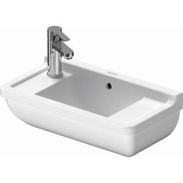 Duravit Starck 3 Handwaschbecken 0751500000 , 50 x 26 cm, Hahnloch Vorstich, wei&szlig;