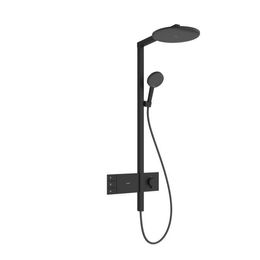Hansgrohe Raindance Alive S Duschsystem 24595670 2 Strahlarten mit ShowerSelect Comfort, schwarz matt