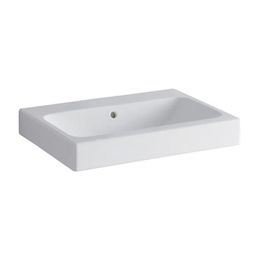 Geberit iCon Waschtisch 124063000 60 x 48,5 cm, weiss, ohne Hahnloch, mit &Uuml;berlauf