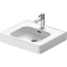 Duravit Soleil by Starck Waschtisch 2376550000 55 x 48 cm, wei&szlig;, mit Hahnloch, &Uuml;berlauf, Hahnlochbank