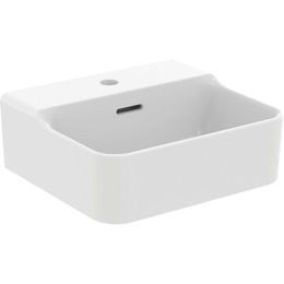 Ideal Standard Conca Handwaschbecken T3695V1 400x350mm, mit &Uuml;berlauf, 1 Hahnloch, seidenwei&szlig;