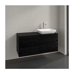 Villeroy & Boch Villeroy und Boch Collaro Waschtischunterschrank C114B0AB 120x54,8x50cm, Waschtisch rechts, LED-Beleuchtung 8,8 W, black oak