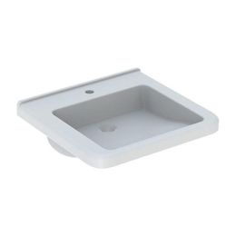 Geberit Renova Comfort Waschtisch 128557000 55 x 52,5 cm, weiss, mit Hahnloch, ohne &Uuml;berlauf