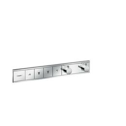 Hansgrohe RainSelect Fertigmontageset 15382000 chrom, Thermostat, 4x Verbraucher, Unterputz