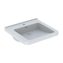 Geberit Renova Comfort Waschtisch 128555600 55 x 52,5 cm, weiss KeraTect, mit Hahnloch