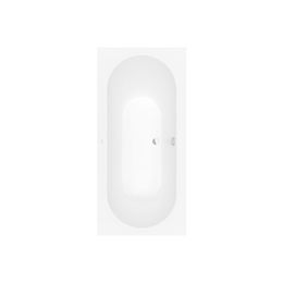 Villeroy & Boch Villeroy und Boch Rechteck-Badewanne UBQ199OBE2V-RW 190 x 90 cm, Ablauf mittig, stone white