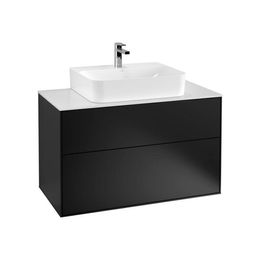Villeroy & Boch Villeroy & Boch Finion Unterschrank F10100PD 100x60,3x50,1cm, Black Matt Lacquer