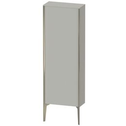 Duravit XViu Halbhochschrank XV1316LB107 50x24x133cm, champagner matt, Tür links, betongrau matt