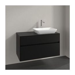 Villeroy & Boch Villeroy und Boch Collaro Waschtischunterschrank C11100VL 100x54,8x50cm, Waschtisch rechts, volcano black