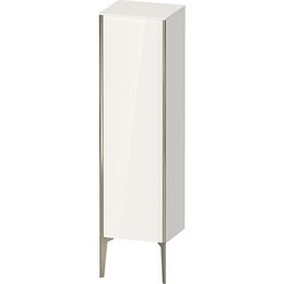 Duravit XViu Halbhochschrank XV1325LB122 40x36x133cm, champagner matt, Tür links, weiß hochglanz