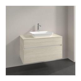 Villeroy & Boch Villeroy und Boch Collaro Waschtischunterschrank C109B0AA 100x54,8x50cm, Waschtisch mittig, LED-Beleuchtung 7,3 W, white oak