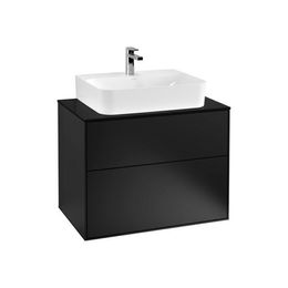 Villeroy & Boch Villeroy & Boch Finion Unterschrank F09200PD 80x60,3x50,1cm, Black Matt Lacquer