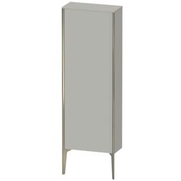 Duravit XViu Halbhochschrank XV1316LB107 50x24x133cm, champagner matt, Tür links, betongrau matt