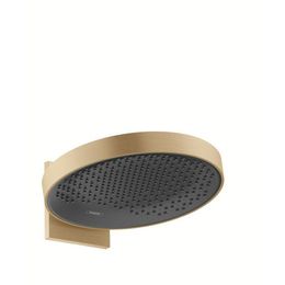 Hansgrohe Rainfinity Kopfbrause 26230140 1jet, mit Wandanschluss, Ausladung 273 mm, brushed bronze