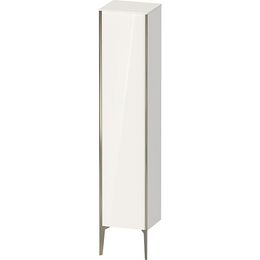 Duravit XViu Hochschrank XV1335LB122 40x36x177cm, champagner matt, T&uuml;r links, wei&szlig; hochglanz