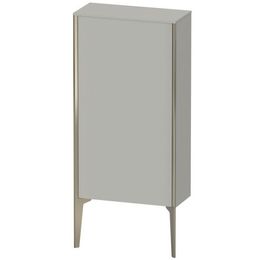 Duravit XViu Halbhochschrank XV1306LB107 50x24x89cm, champagner matt, Tür links, betongrau matt