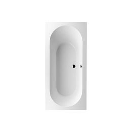 Villeroy & Boch Villeroy und Boch Rechteck-Badewanne UBQ199OBE2V-01 190 x 90 cm, Ablauf mittig, wei&szlig;