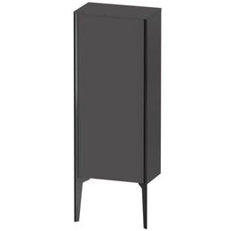 Duravit XViu Halbhochschrank XV1305RB249 40x24x89cm, schwarz matt, T&uuml;r rechts, graphit matt