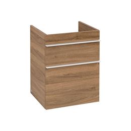 Villeroy & Boch Villeroy und Boch Venticello Waschtisch-Unterschrank A92202RH 46,6x59x42,5cm, Griff White, Kansas Oak