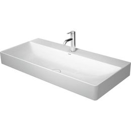 Duravit DuraSquare Möbel Waschtisch 2353800071 80 x 47 cm, 1 Hahnloch, ohne Überlauf, weiß