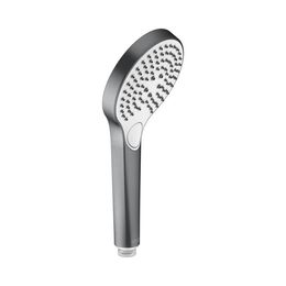 KEUCO IXMO Handbrause 59580130300 mit 3-Strahlarten, schwarz-chrom geb&uuml;rstet