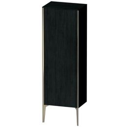 Duravit XViu Halbhochschrank XV1326RB116 50x36x133cm, champagner matt, T&uuml;r rechts, Eiche schwarz