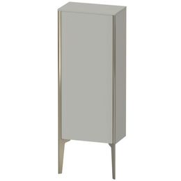 Duravit XViu Halbhochschrank XV1305LB107 40x24x89cm, champagner matt, Tür links, betongrau matt