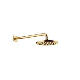 Dornbracht Imo Regenbrause 28649670-28 mit Wandanbindung, &Oslash; 220 mm, messing geb&uuml;rstet