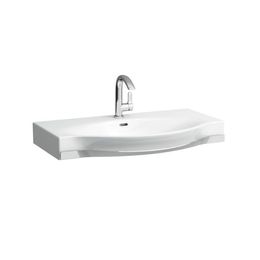 Laufen Palace Waschtisch 8127020001041 90 x 51 cm, mit Handtuchhalter, wei&szlig;,1 Hahnloch