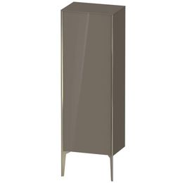 Duravit XViu Halbhochschrank XV1326LB189 50x36x133cm, champagner matt, T&uuml;r links, flannel grey hochglanz