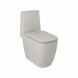 Kludi RESA S Spiralfl ush-Stand-WC 27WCB02O2 68 cm, S-f&ouml;rmiger Abfluss Matt Light Dov